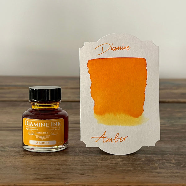Diamine Amber - 30ml Bottled Ink | Galen Leather