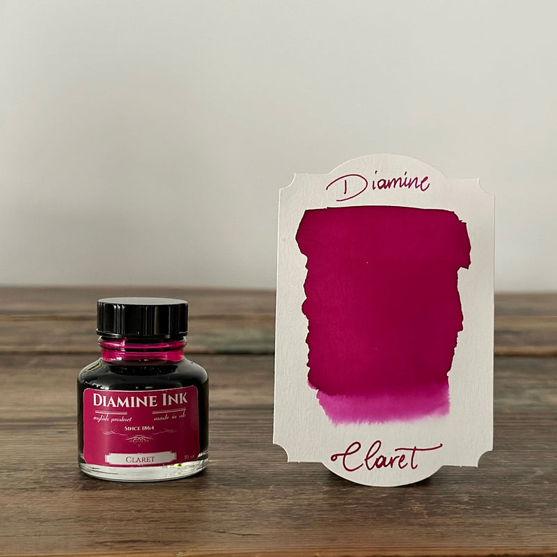 Diamine Claret - 30ml Bottled Ink | Galen Leather