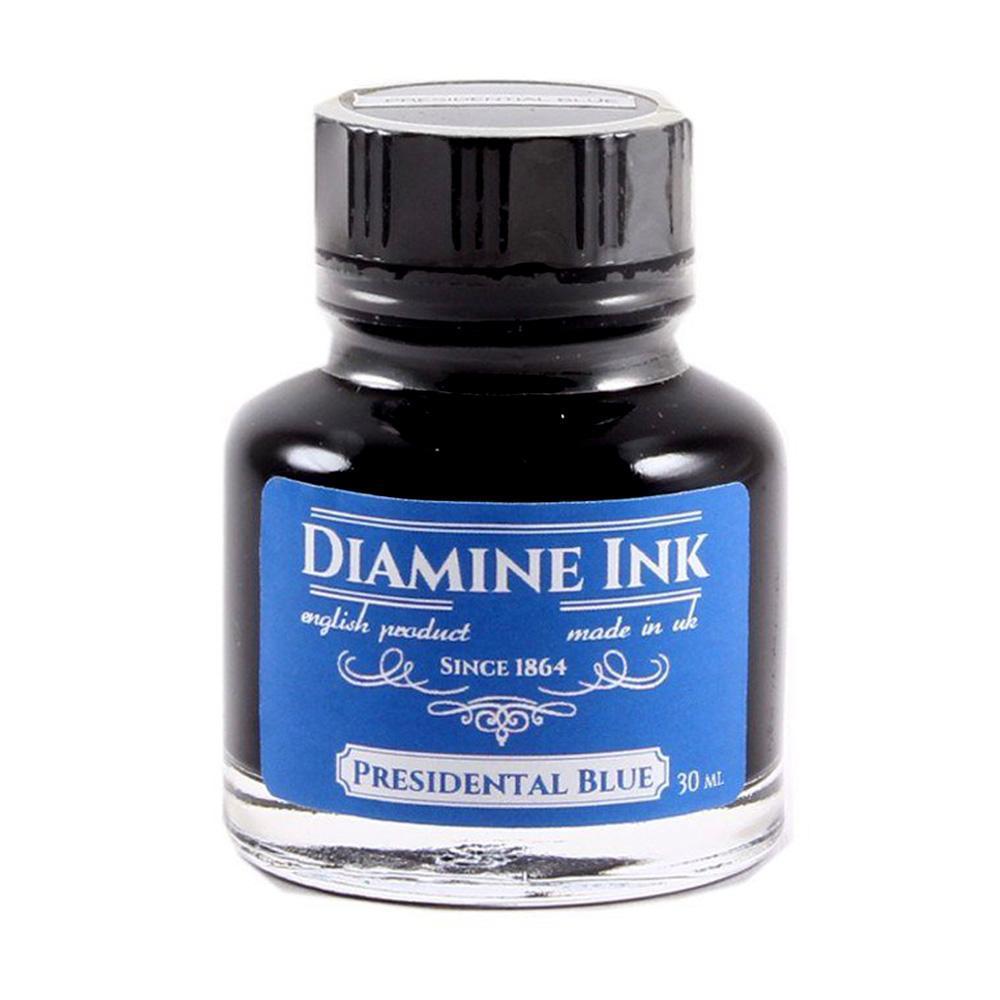 Diamine Presidential Blue - 30ml Bottled Ink | Galen Leather