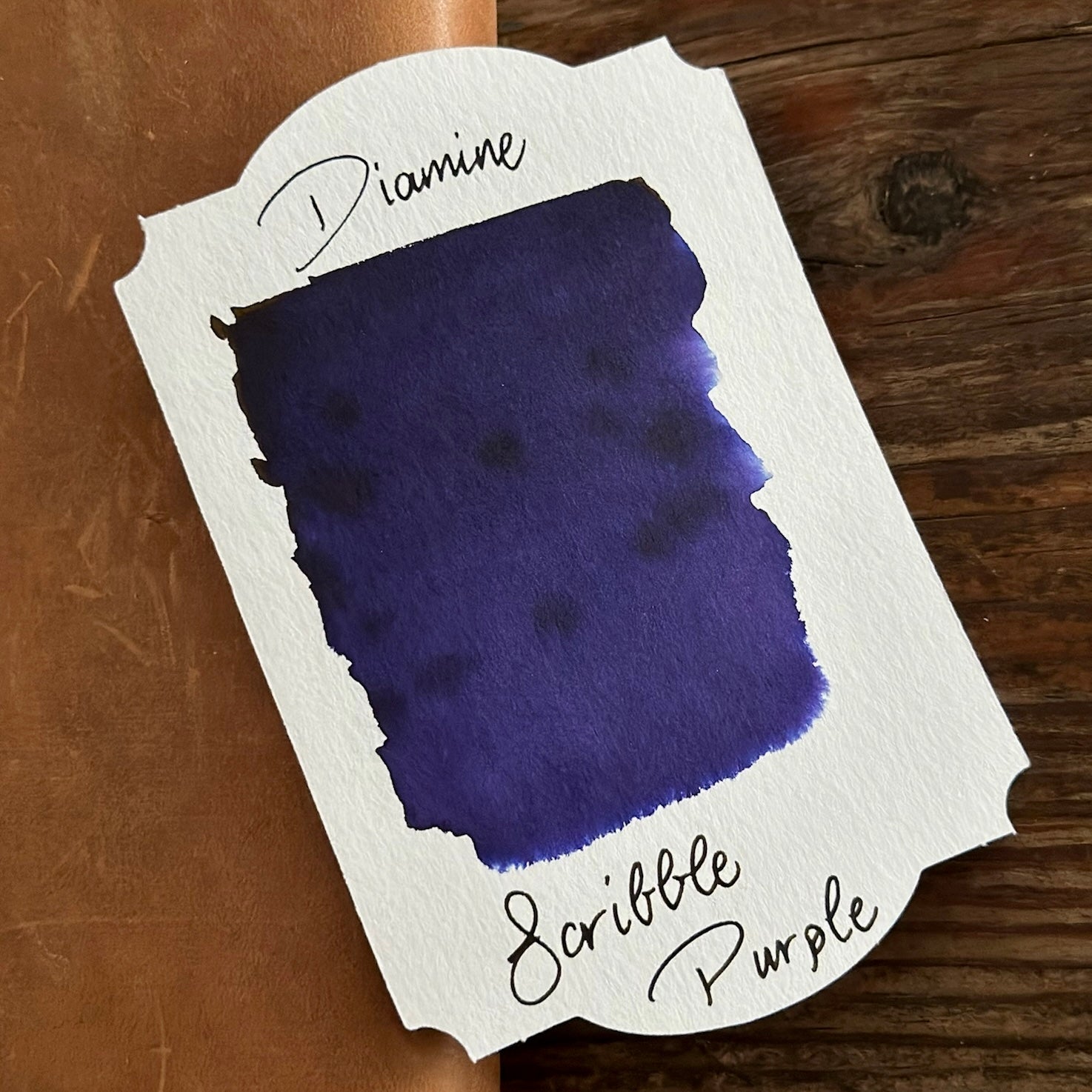 Diamine Scribble Purple - 30ml Bottled Ink | Galen Leather