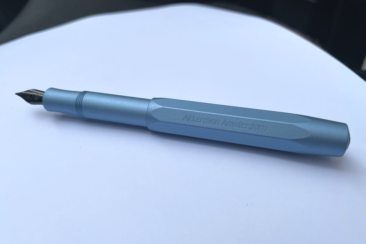 Kaweco AL-Sport Blue Lagoon Fountain Pen | Galen Leather