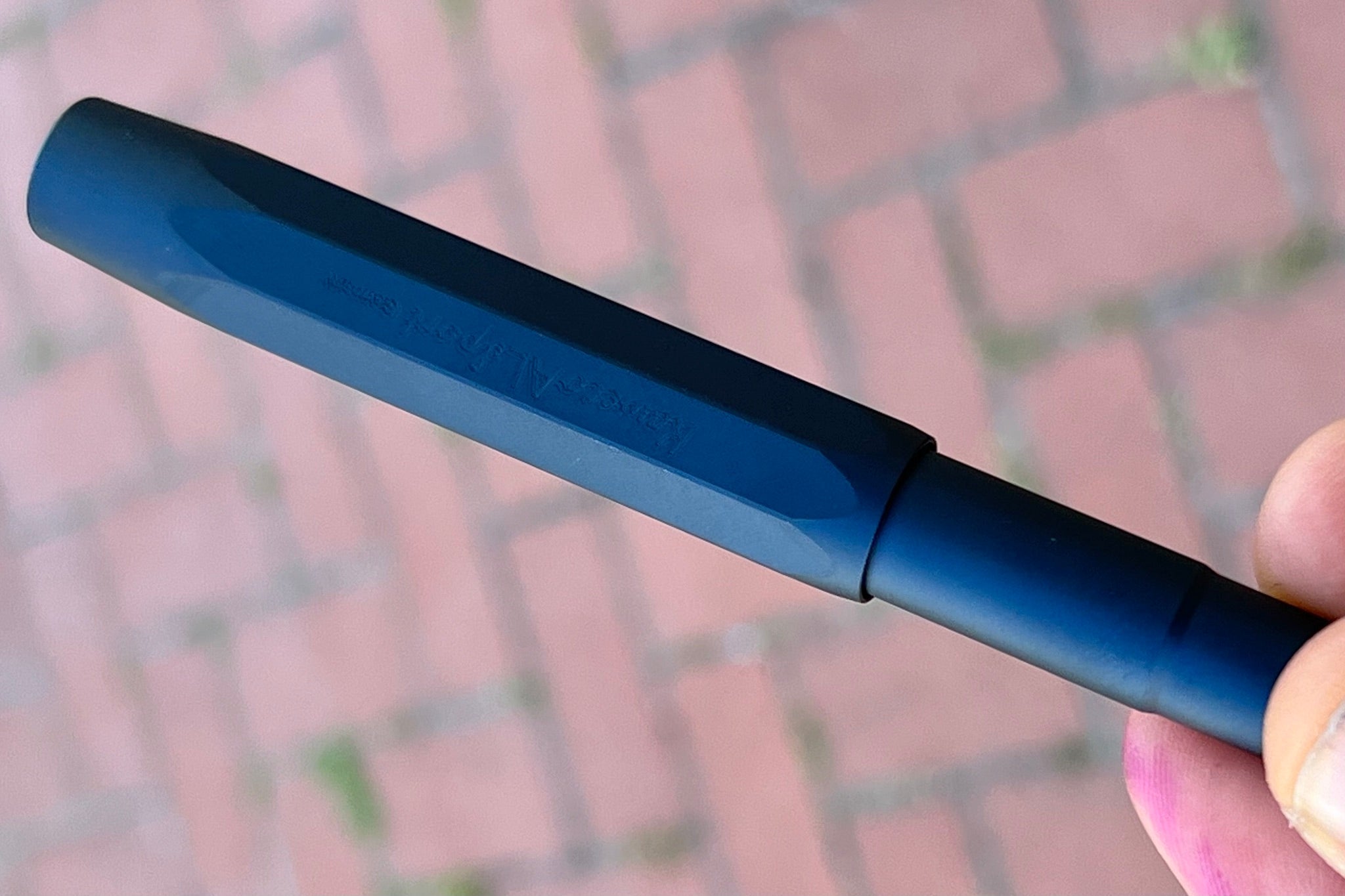 Kaweco AL-Sport Eclipse Blue Fountain Pen | Exclusive Akkerman Ed. - Galen Leather