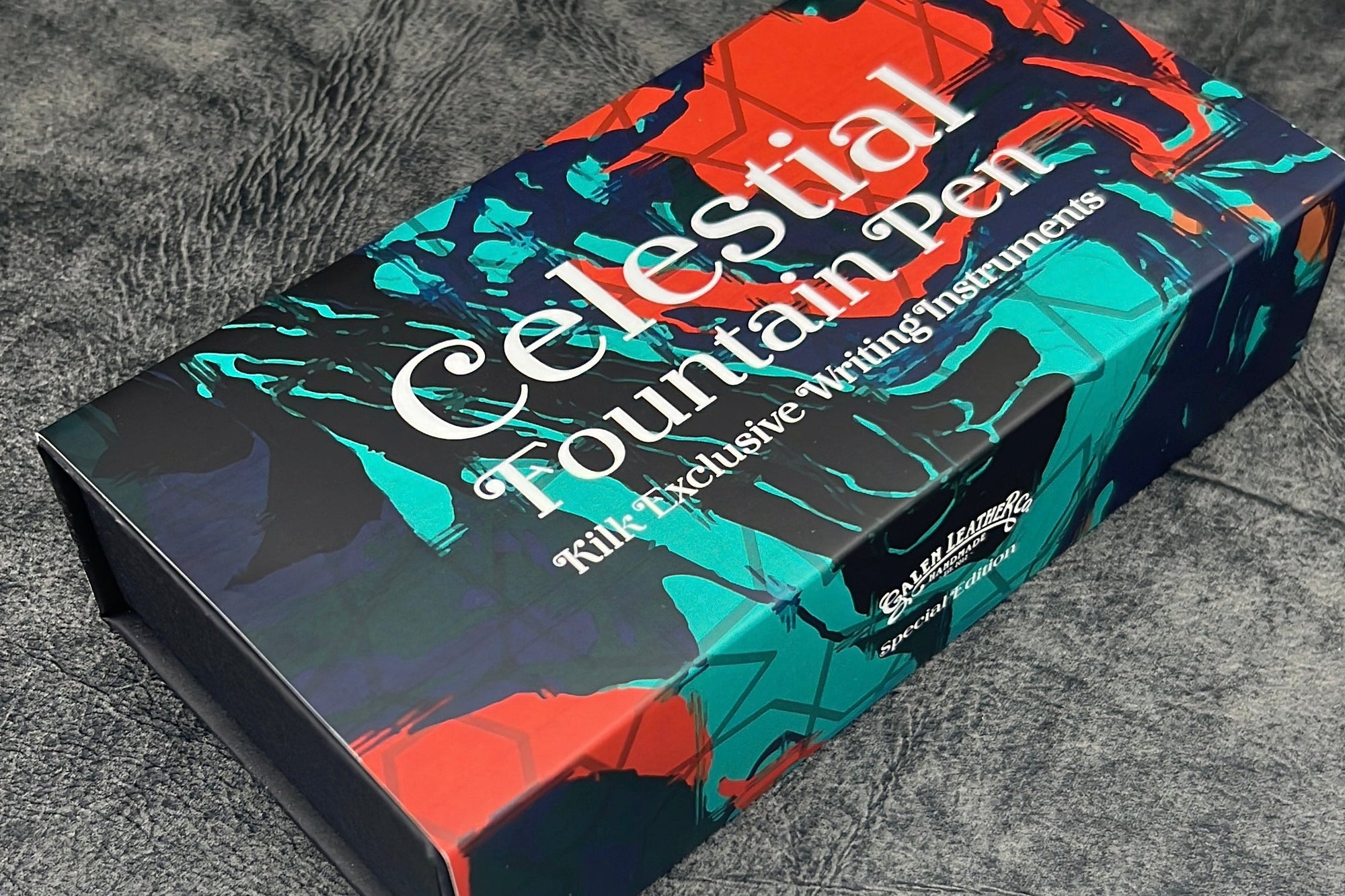 Kilk & Galen SE Celestial Fountain Pen - Bohemian Twilight - Galen Leather