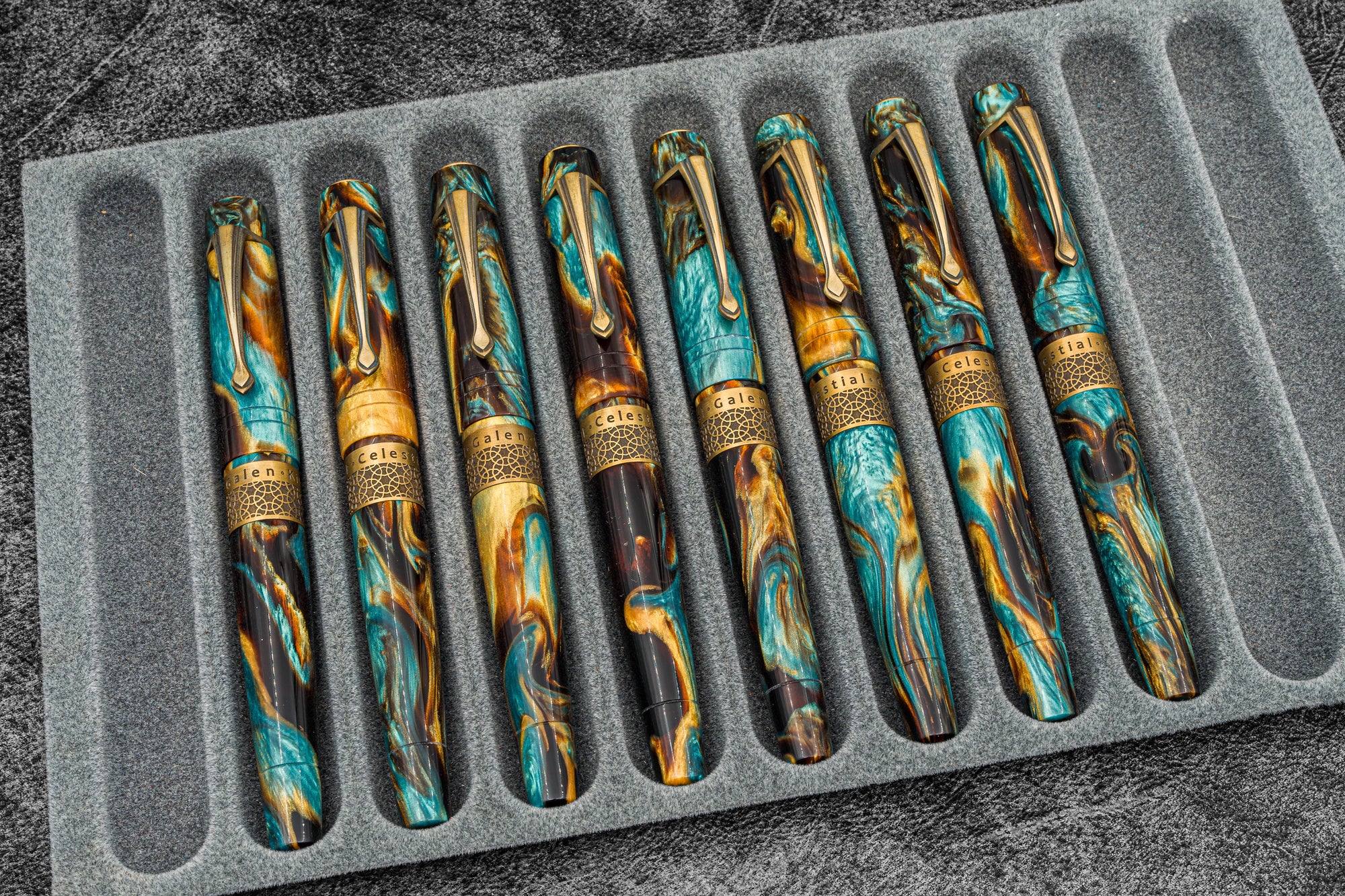 Tropical Canopy Kilk Galen SE Celestial Fountain Pen | Galen Leather