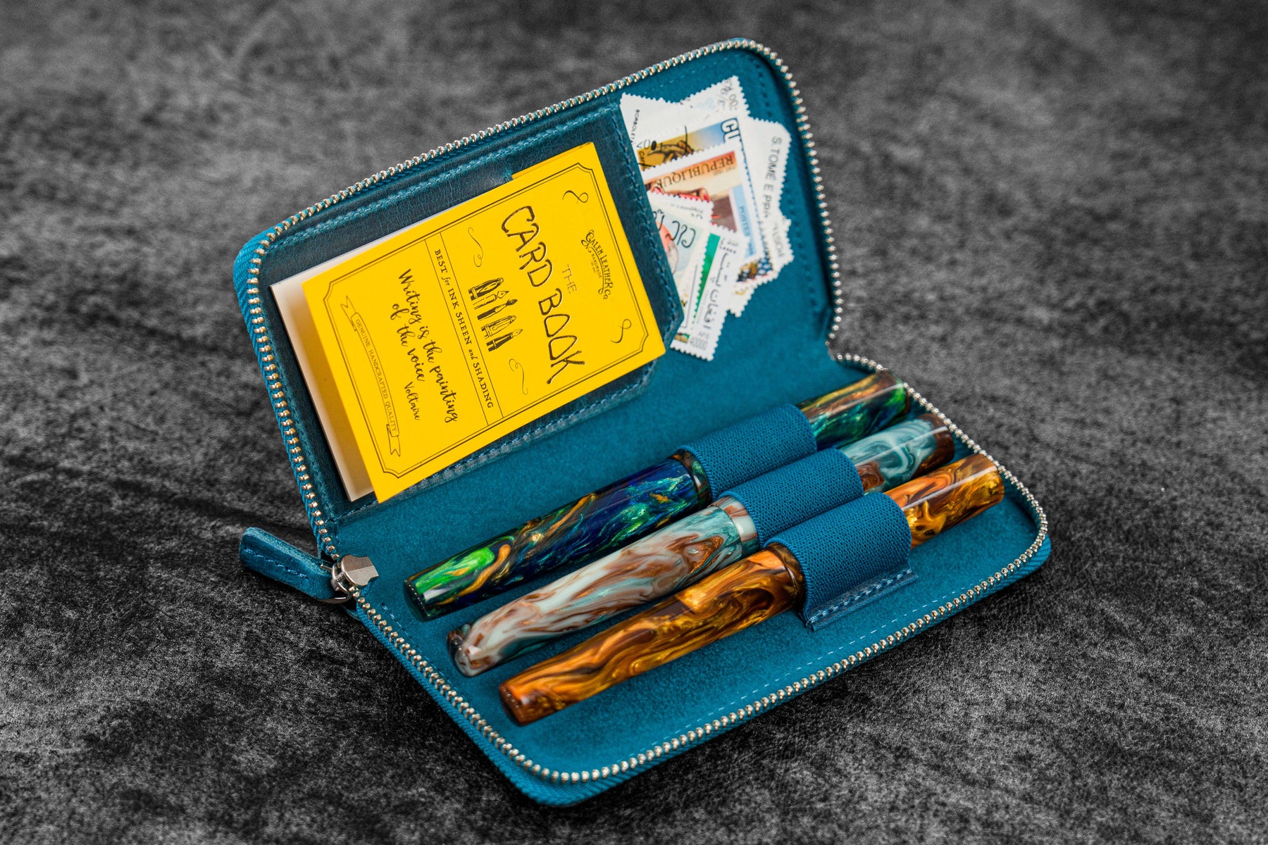 Ocean Blue Leather Goods - Galen Leather