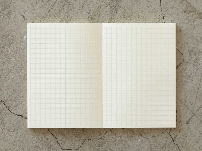 Midori MD Notebook Journal A5 Grid Block - 192 Pages - Galen Leather