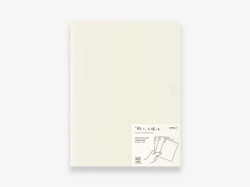 Midori MD Notebook Light A4 Blank 3-pack - Galen Leather