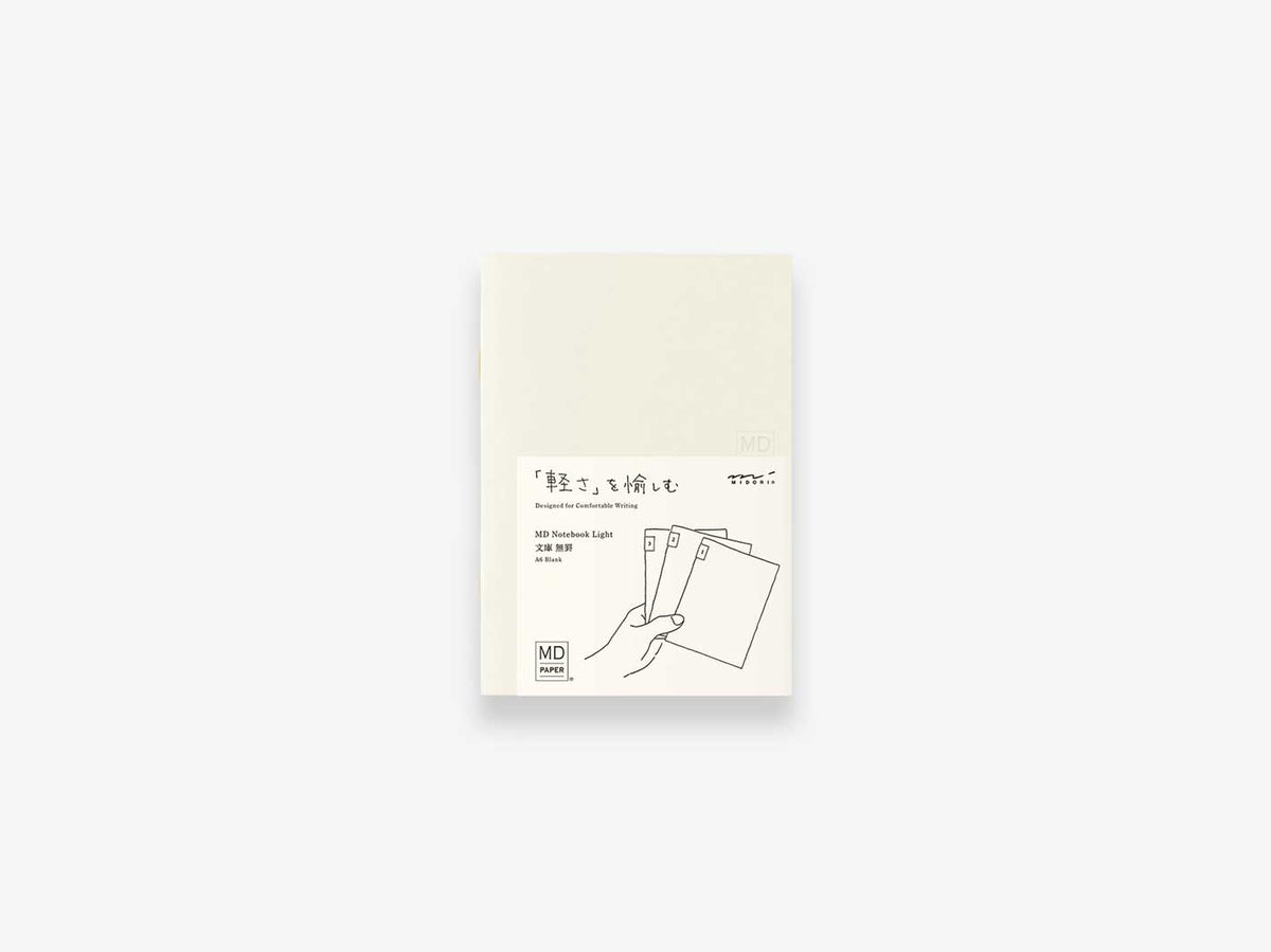 Midori MD Notebook Light A6 Blank 3-pack - Galen Leather