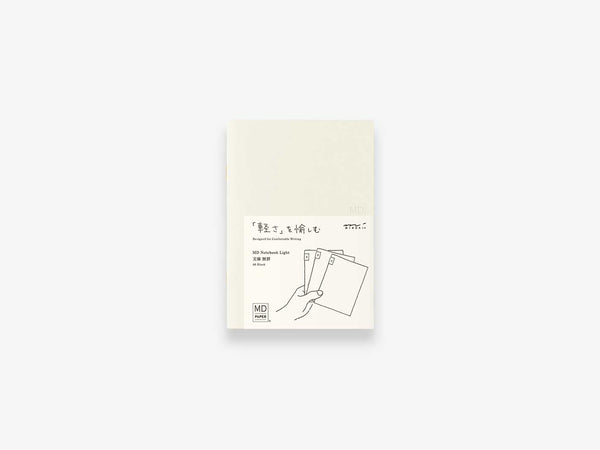 Midori MD Notebook Light A6 Blank 3-pack - Galen Leather