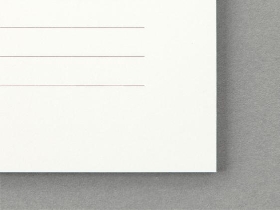 Midori MD Paper Letterpad Cotton - Lined- 50 Sheets - Galen Leather