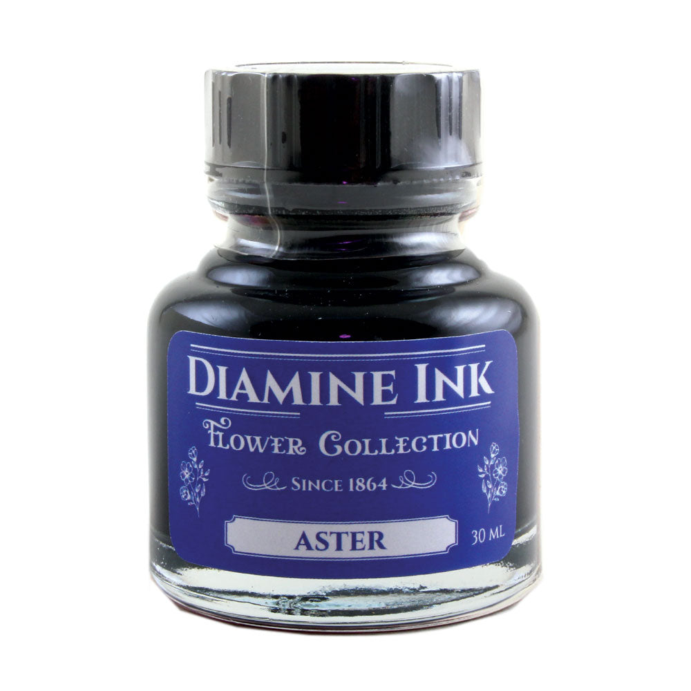 Diamine Flower Aster Fountain Pen Ink - Galen Leather
