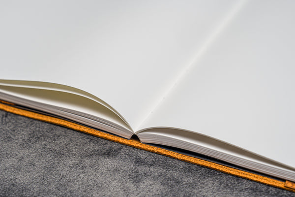 Leather Slim B5 Notebook / Planner Cover - Undyed | Galen Leather