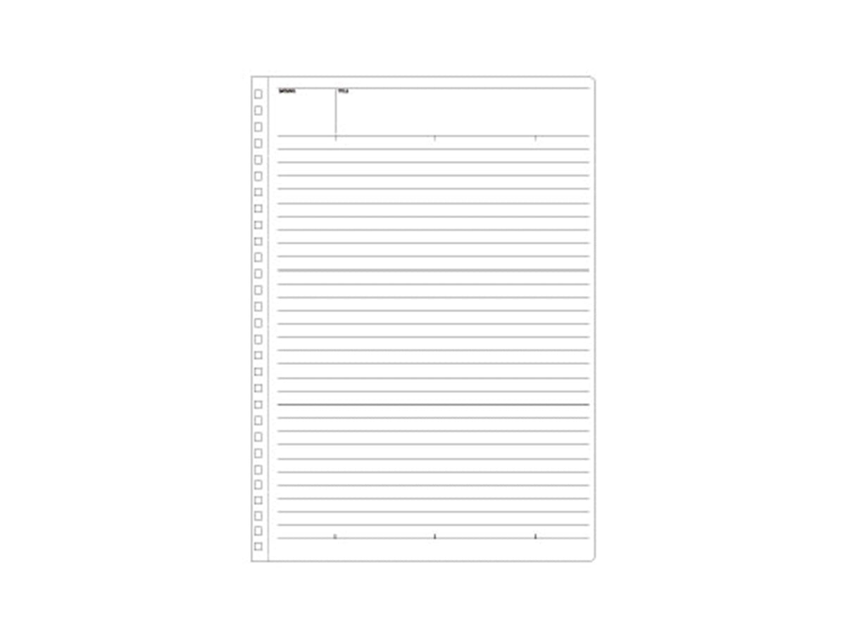 Maruman Mnemosyne Notebook - A4 Lined - Galen Leather