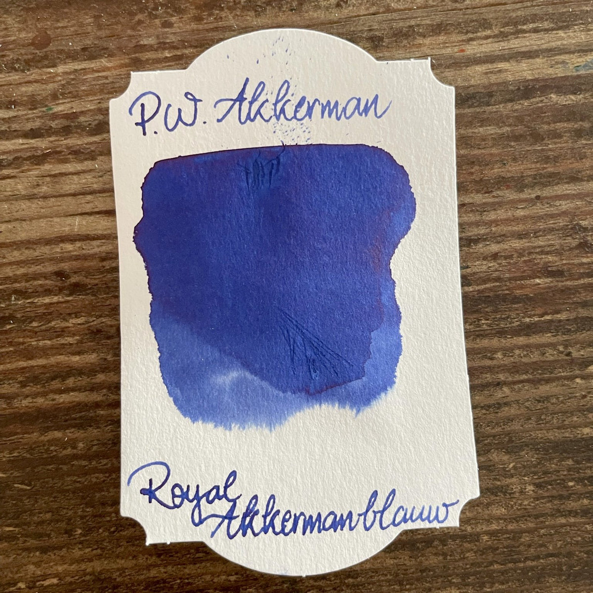 Akkerman 00 Royal Akkerman Blauw Fountain Pen Ink - Galen Leather