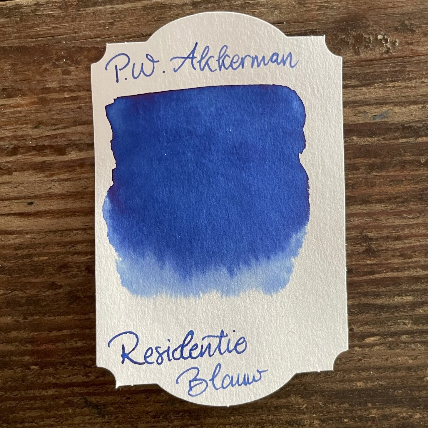 Akkerman 02 Residentie Blauw Fountain Pen Ink - Galen Leather
