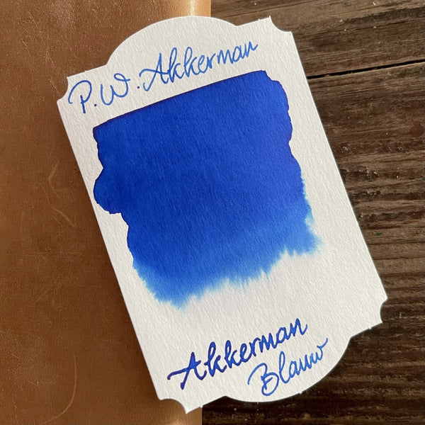 Akkerman 03 Akkerman Blauw Fountain Pen Ink - Galen Leather