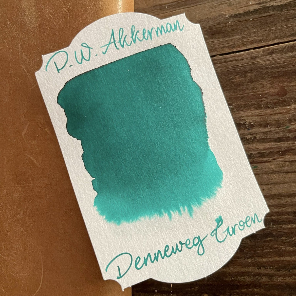 Akkerman Inks - Unique Bottle Design - Galen Leather