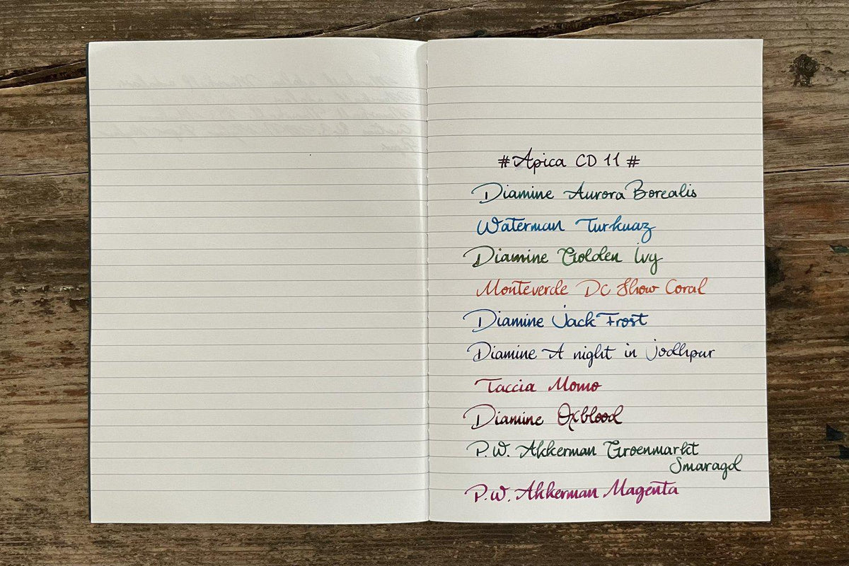 Apica CD-11 Notebook Navy - Lined - A5 - 56 Pages | Galen Leather