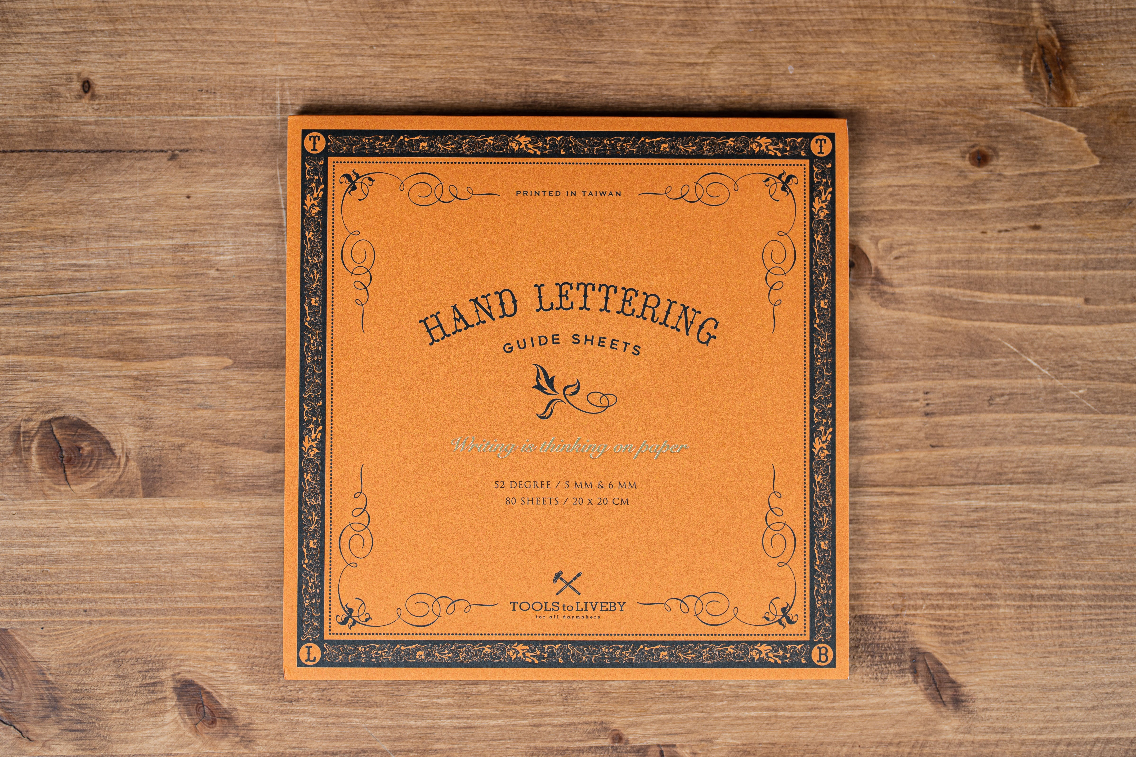 Calligraphy Practice Notebooks & Calligraphy Worksheets - Galen Leather