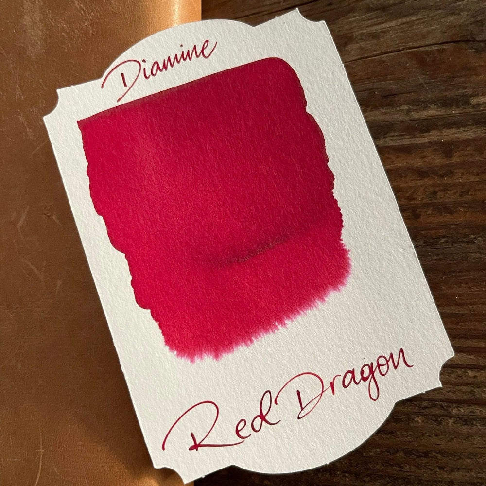 Red Fountain Pen Inks - Galen Leather
