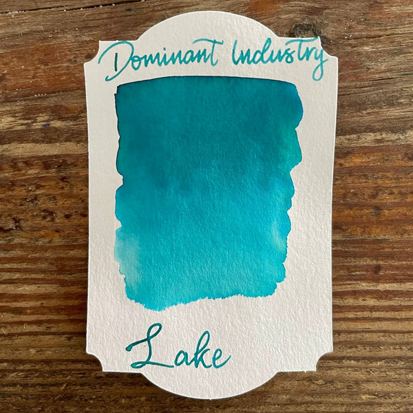 Dominant Industry Fountain Pen Ink - Lake - Galen Leather
