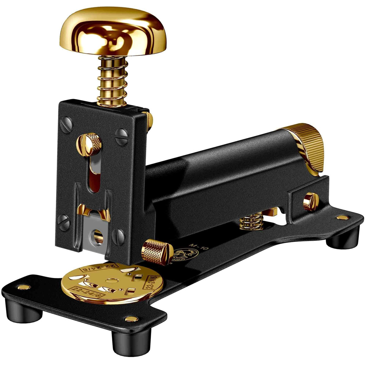 El Casco Stapler M-10 Large Gold & Black Fancy Stapler - Galen Leather