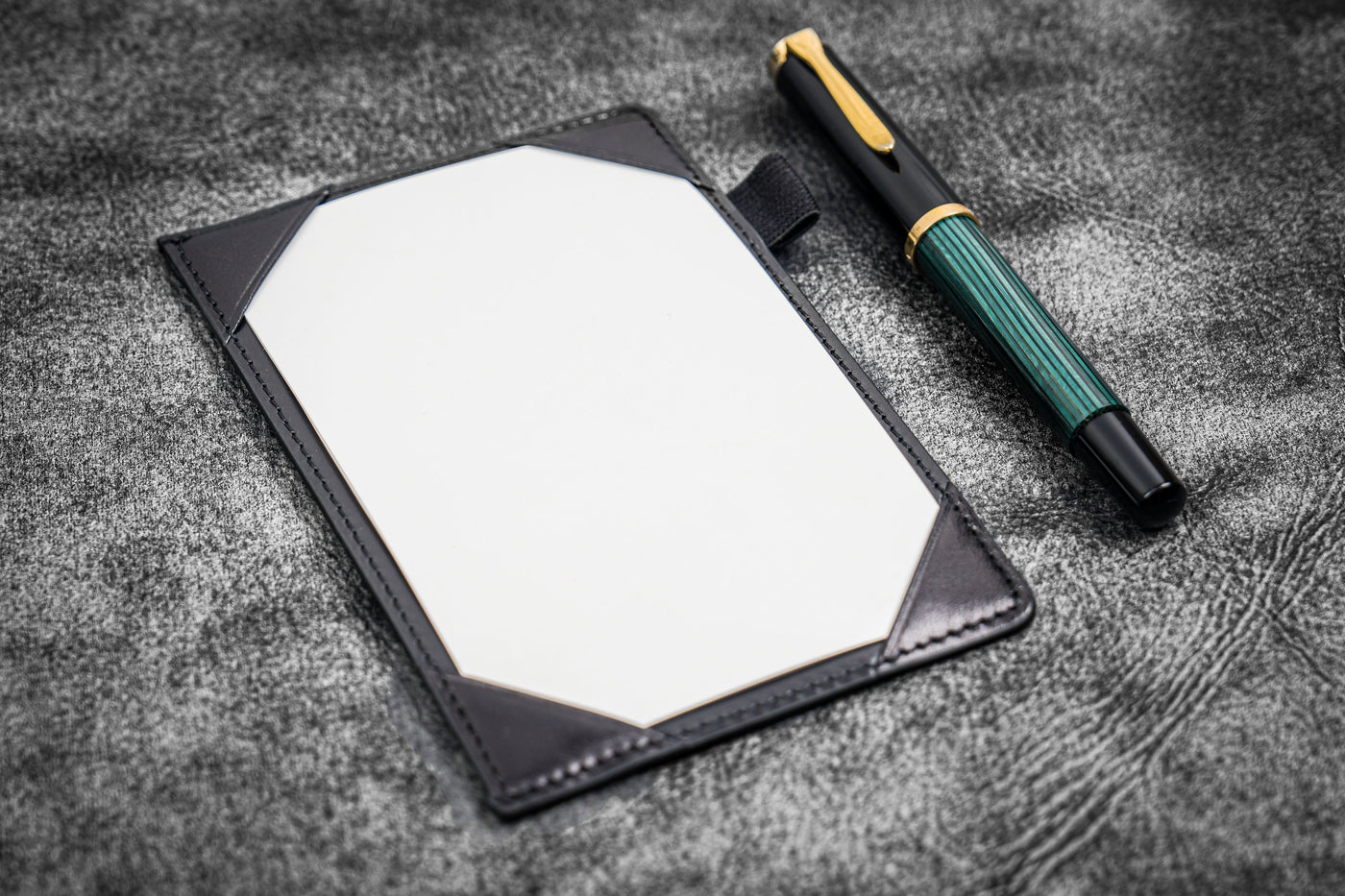 Leather Pocket Jotters - With Fountain Pen Paper - Galen Leather