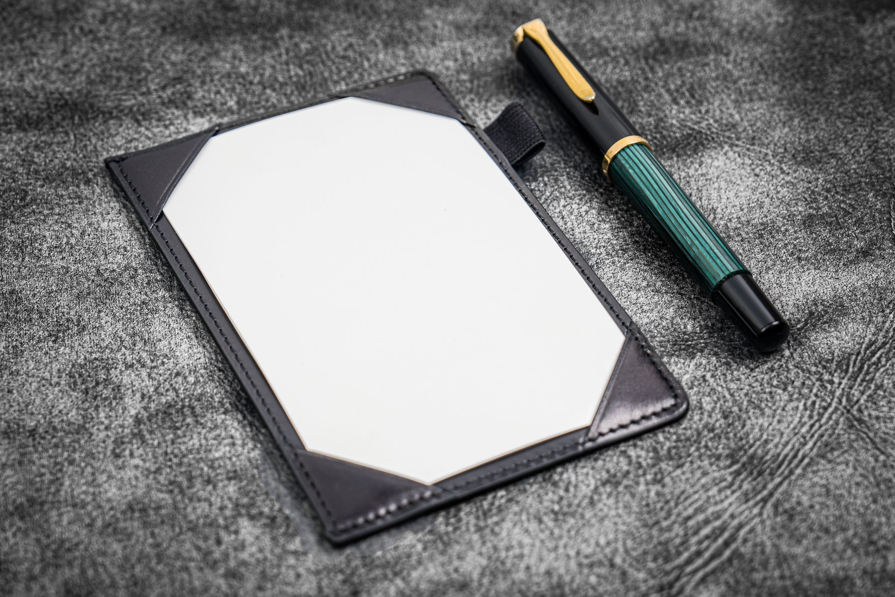Leather Pocket Jotters - With Fountain Pen Paper - Galen Leather
