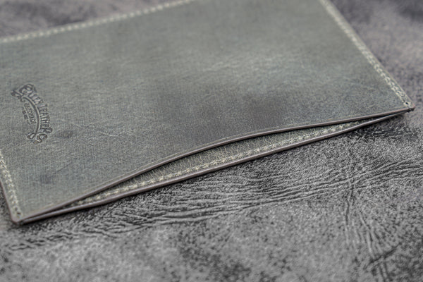 Leather Jotter Pad - Crazy Horse Smoky | Galen Leather