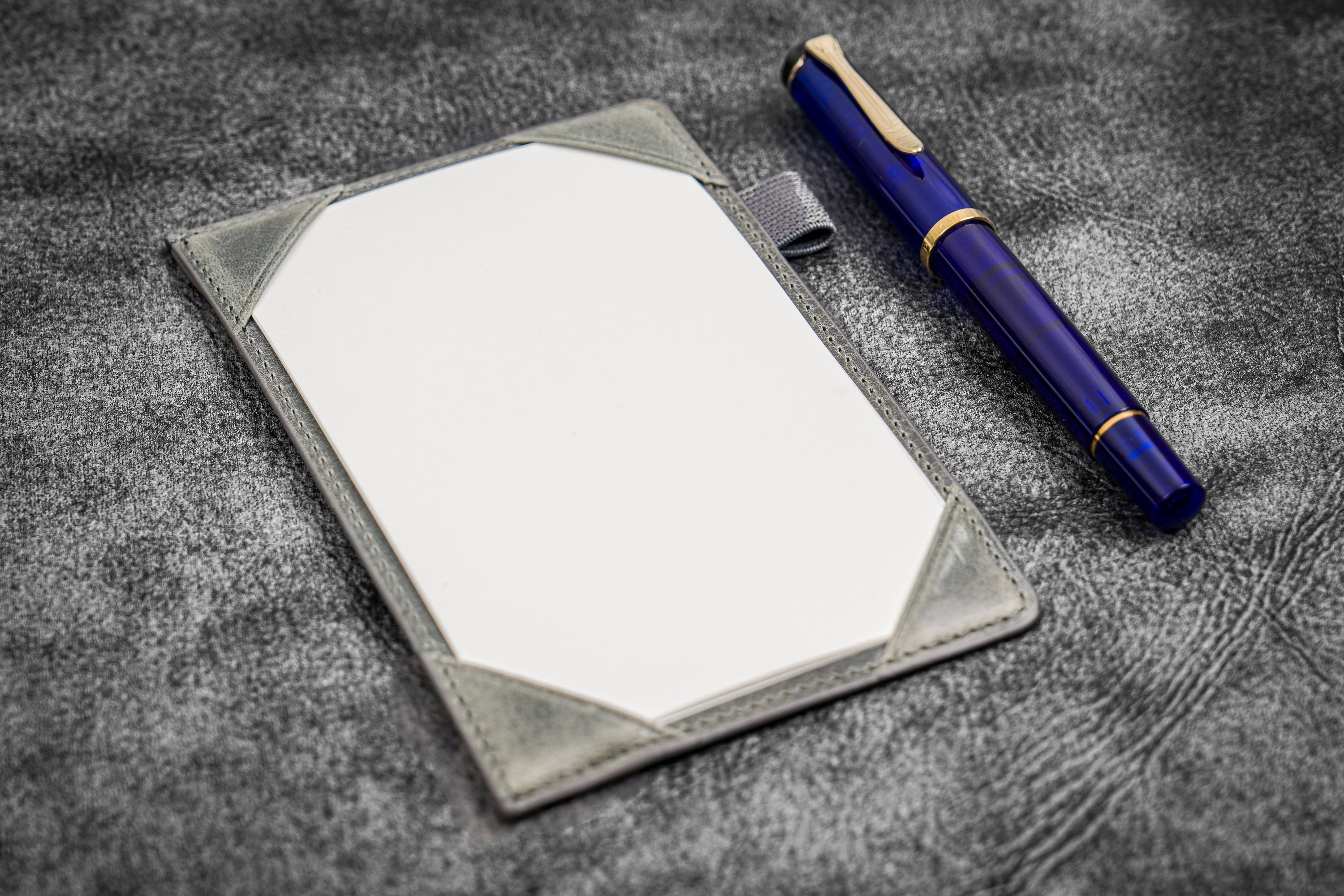 Leather Pocket Jotters - With Fountain Pen Paper - Galen Leather