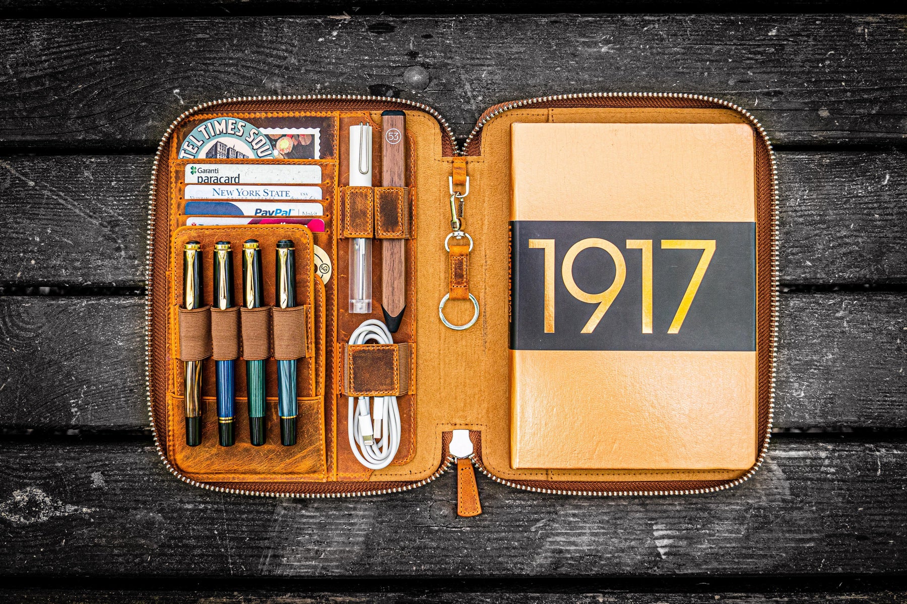 Refillable Leather A5 Notebook & Journal Covers - Galen Leather