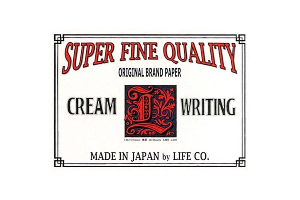 Life Brand Letter Pad - A5 - Cream Paper - Galen Leather