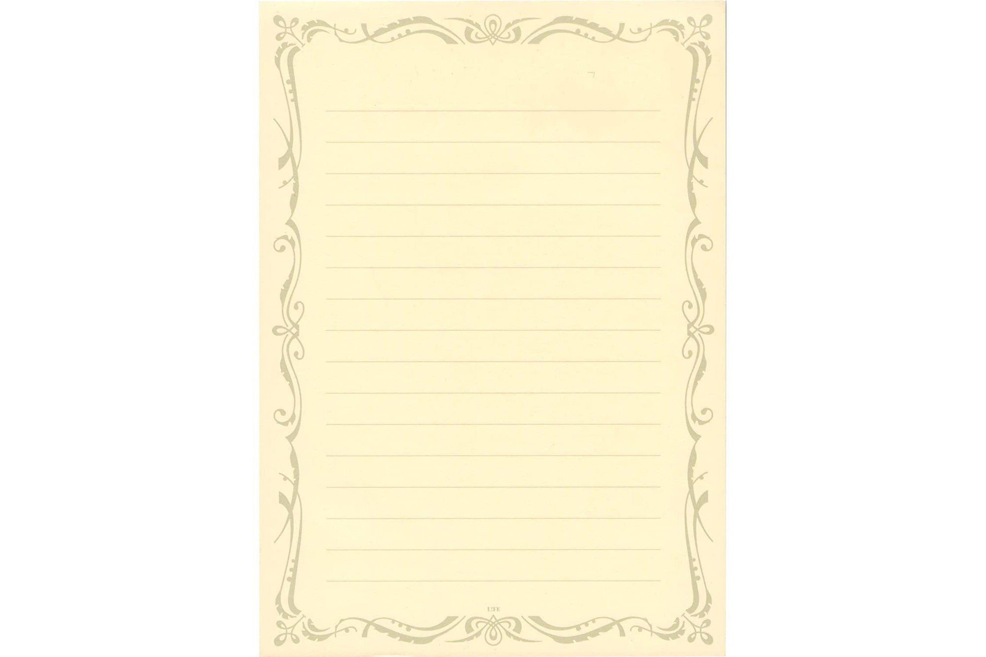 Life Writing Paper Notepad - A5 - Cream - 60 Pages | Galen Leather