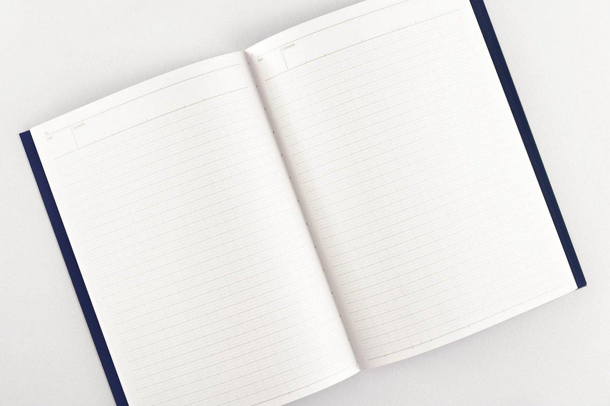 Logical Prime Notebook - A5 6mm Lined Paper - 80 Pages | Galen Leather
