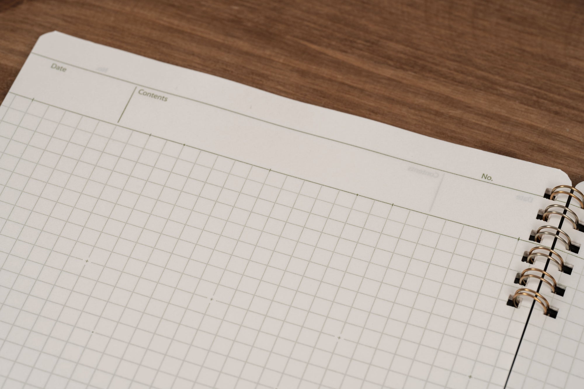 Logical Prime Notebook - W Ring - B5 - Graph - 100 Pages - Galen Leather