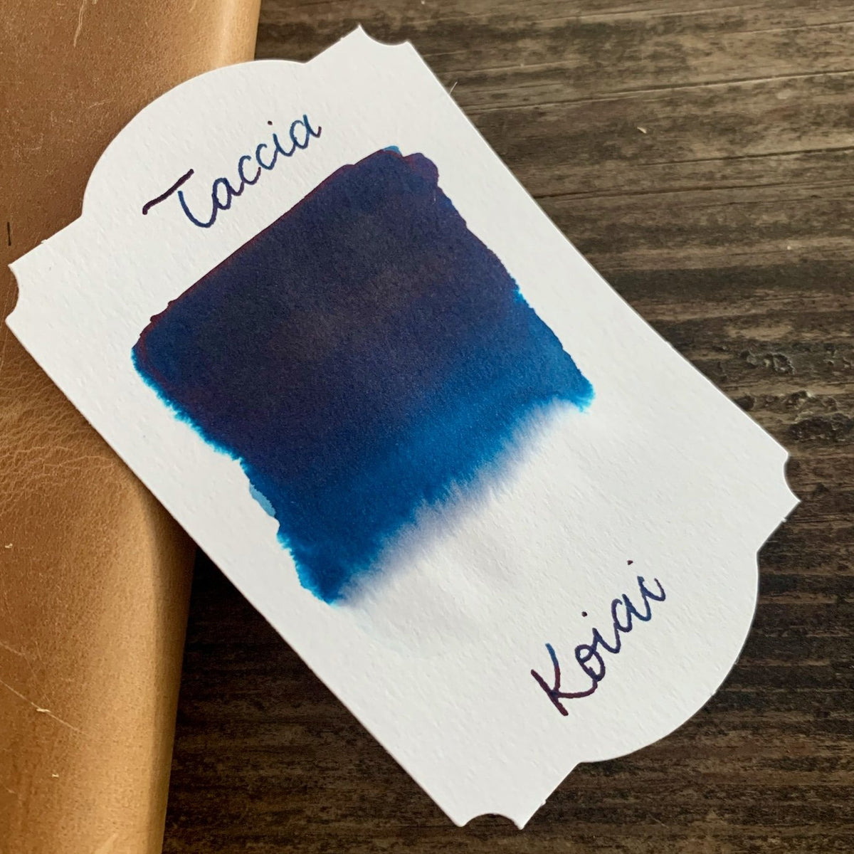 Taccia Ukiyo-e Hokusai-Koiai Fountain Pen Ink - Galen Leather