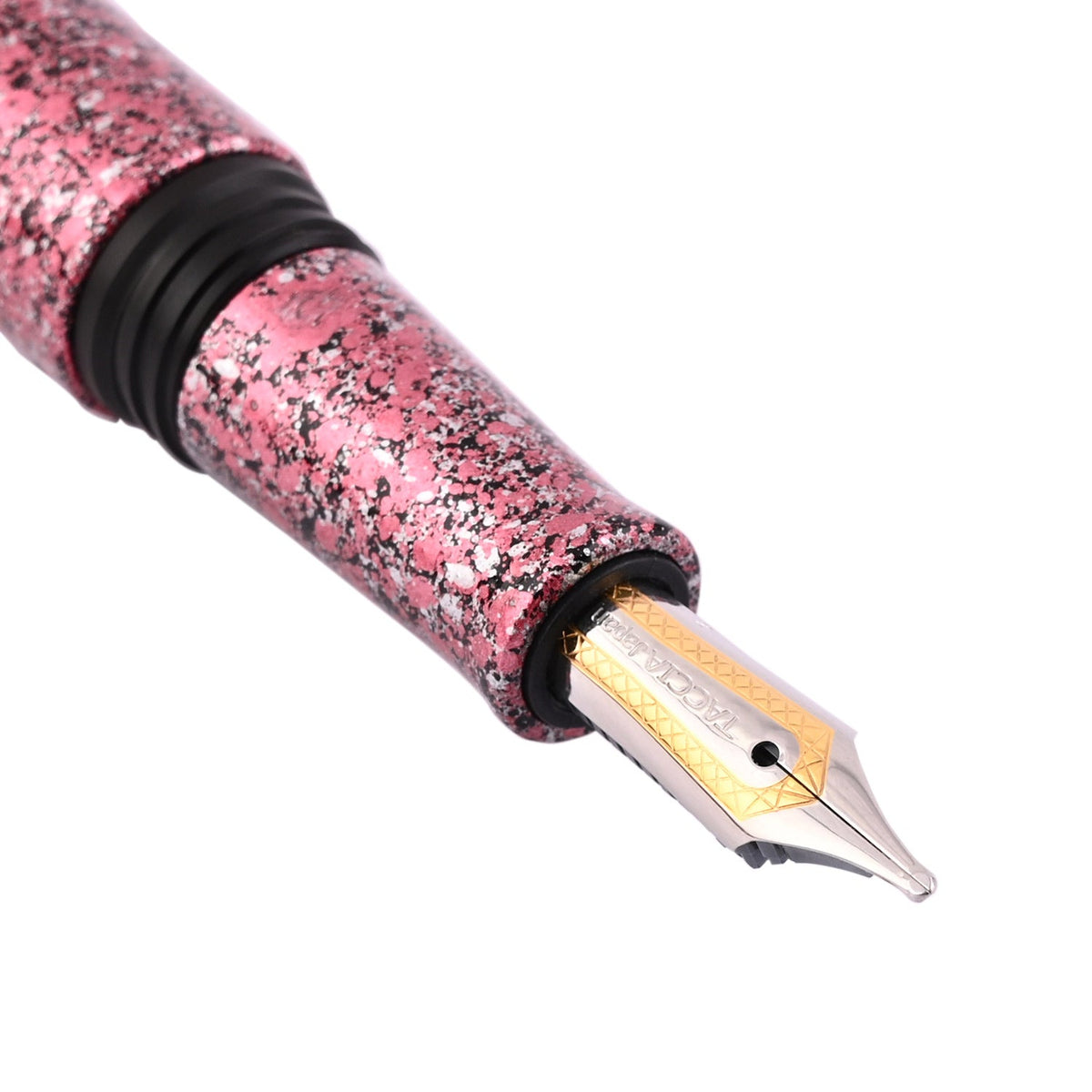 Taccia Granite Stone Fountain Pen - Red CT - Ebonite & Sailor Steel Nib ...