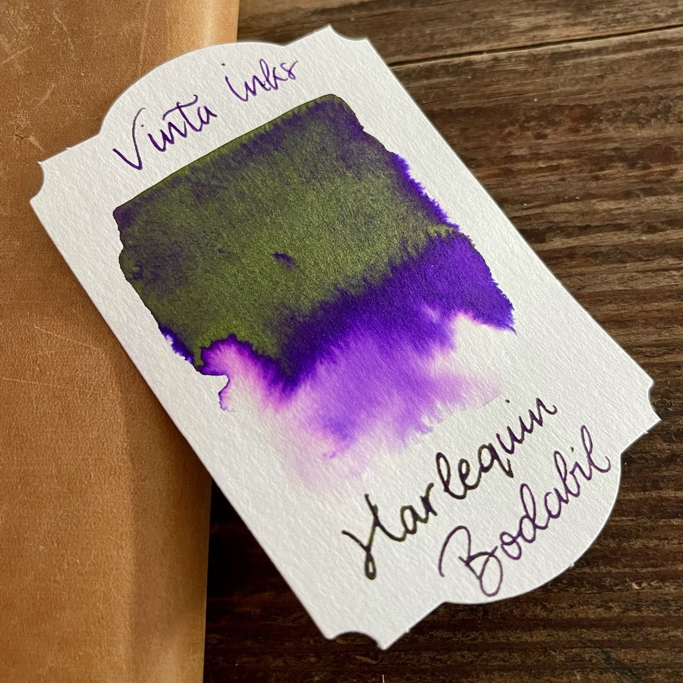 Vinta Harlequin Bodabil 1920 Ink - Galen Leather