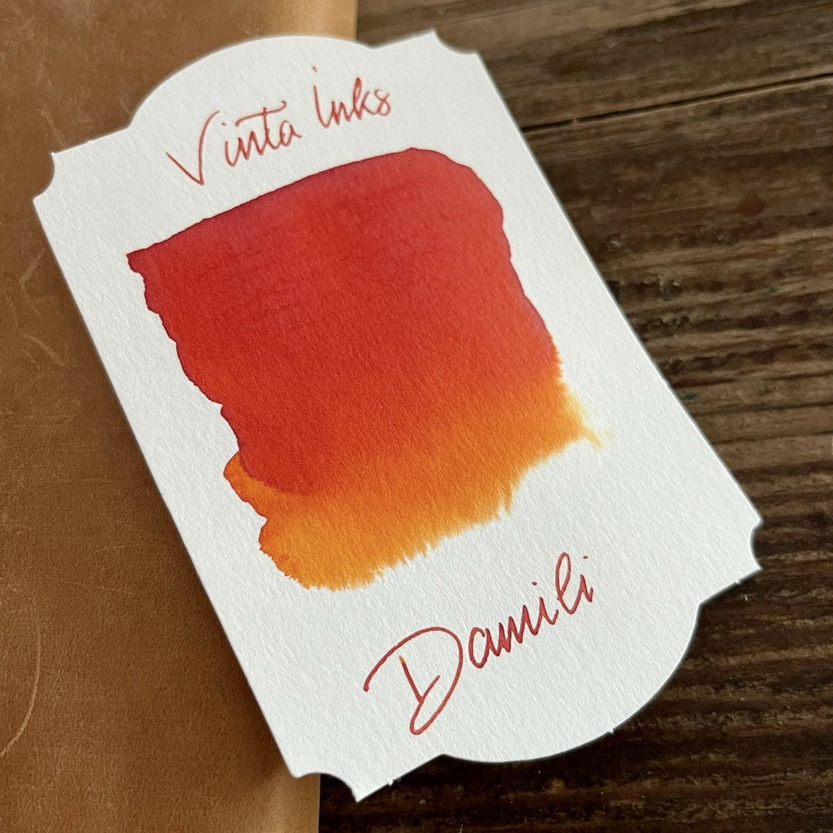 Vinta Terracotta Damili 1572 Ink - Galen Leather