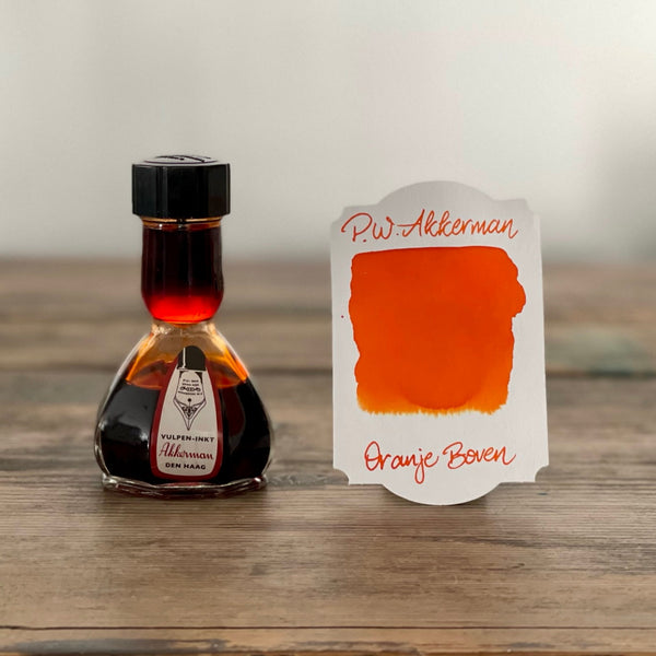 Akkerman 16 Oranje Boven Fountain Pen Ink - Galen Leather