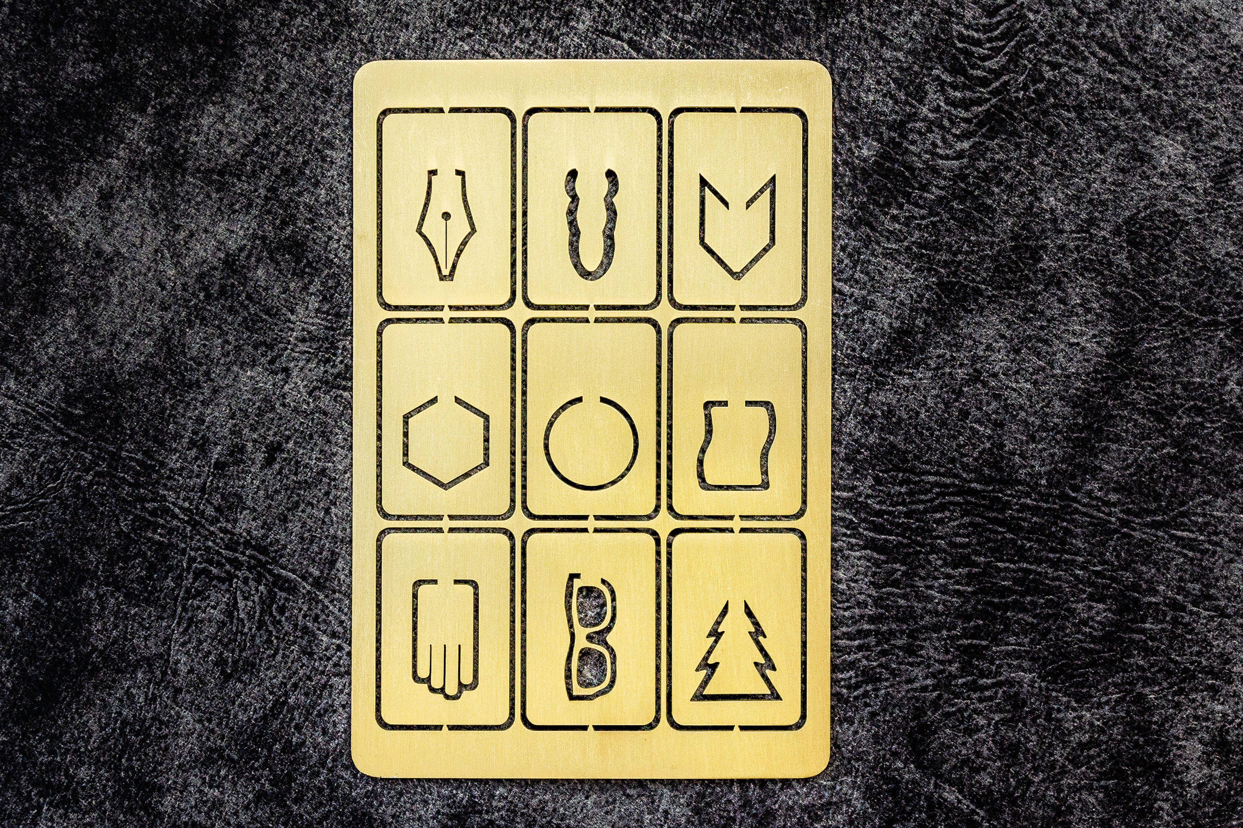 Fine Brass Paper Clip Set - 100% Handmade in Turkey - Galen Leather