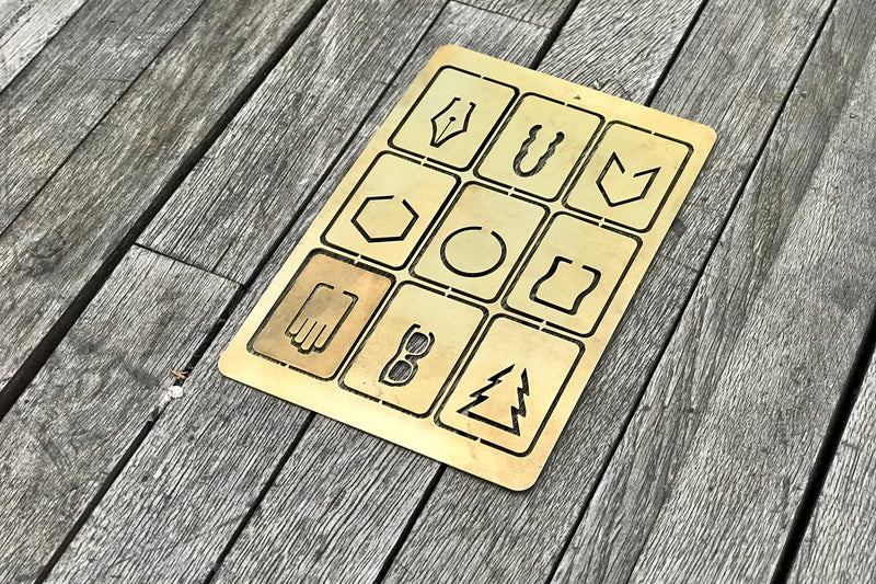 Fine Brass Paper Clip Set - 100% Handmade in Turkey - Galen Leather