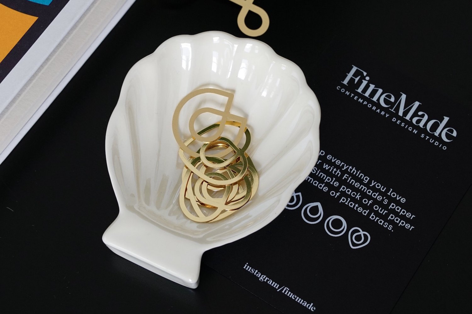 Brass Motif Paper Clips - 100% Handmade in Turkey - Galen Leather