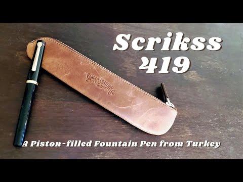Scrikss 419 Fountain Pen - Mint Green | Buy Online at Galen Leather