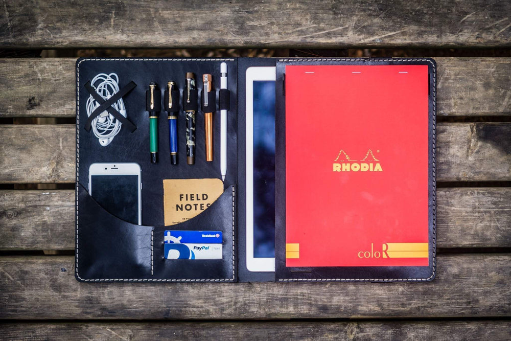 Handmade iPad Pro Leather Case - A4 Size Portfolio | Galen Leather
