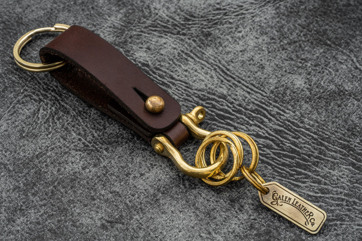 Handmade Leather Key Fob "California" | Galen Leather