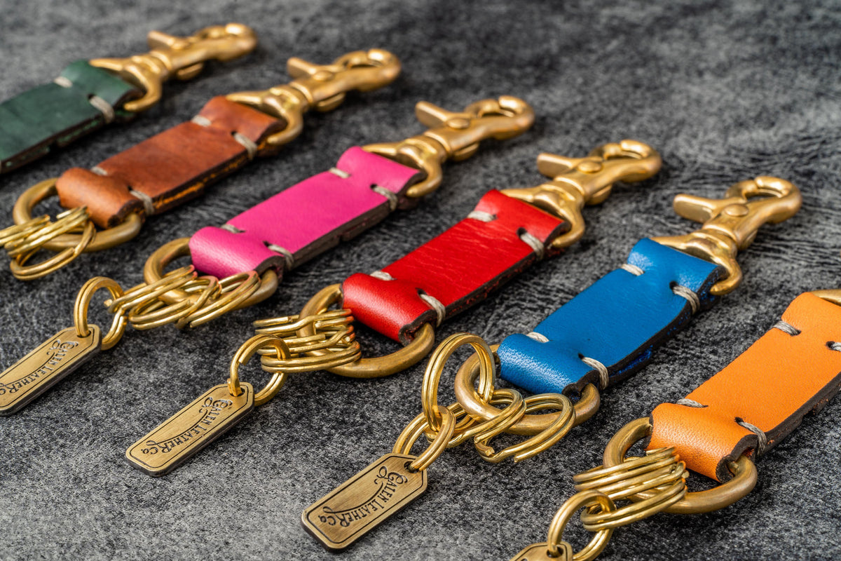 Handmade Leather Key Holder Texas - Handstitched | Galen Leather