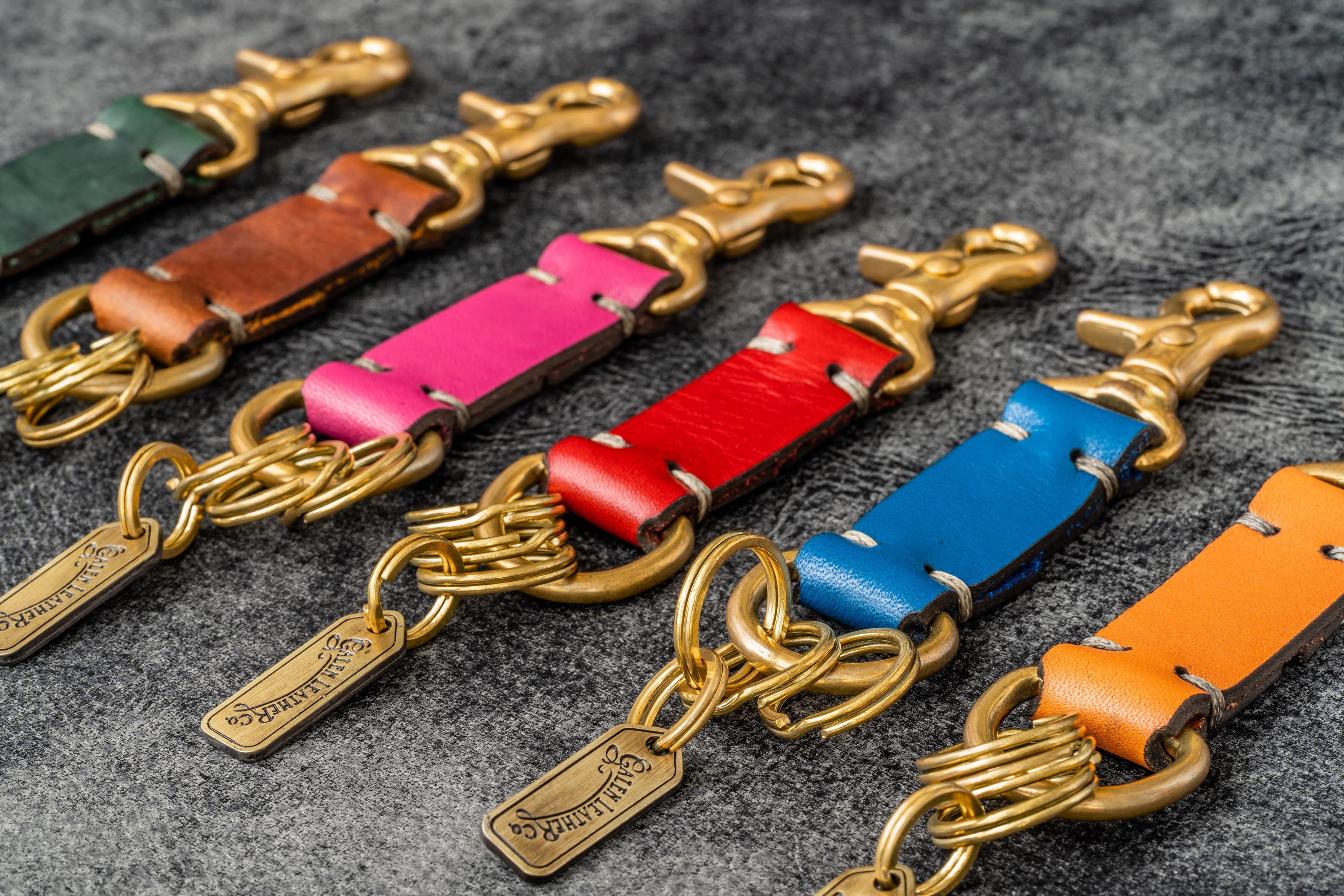 Handmade Leather Key Holder Texas - Handstitched | Galen Leather