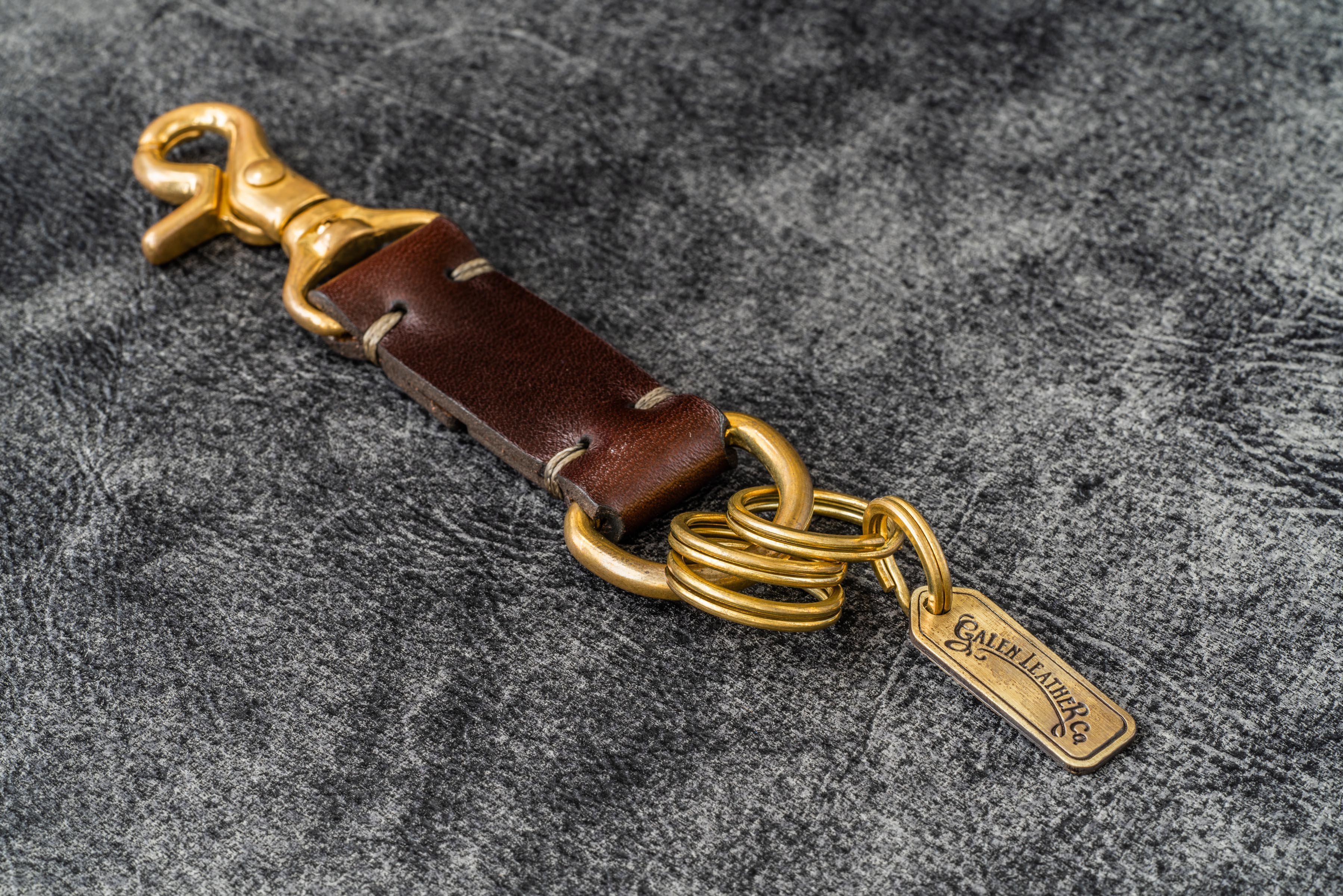 Handmade Leather Key Holder Texas - Handstitched | Galen Leather