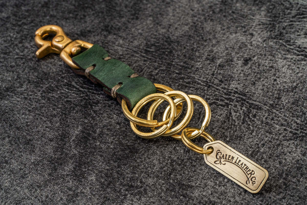 Handmade & Handstitched Leather Key Ring - New York | Galen Leather